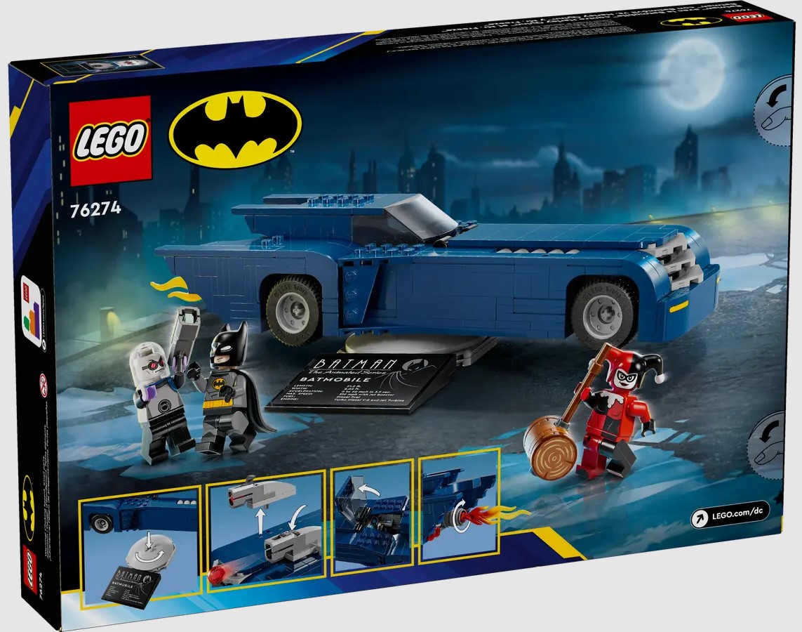 LEGO BATMAN - BATMAN AVEC LA BATMOBILE CONTRE HARLEY QUINN ET MR ...
