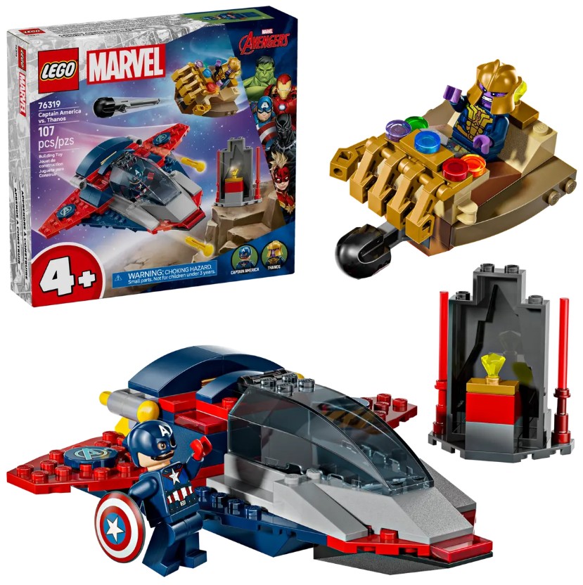 LEGO SUPER HEROES MARVEL - CAPITAINE AMERICA CONTRE THANOS #76319 ...