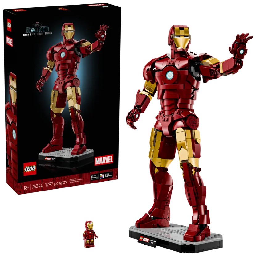 LEGO MARVEL - IRON MAN MARK 3 – ÉDITION DE COLLECTION #76344 (0126 ...