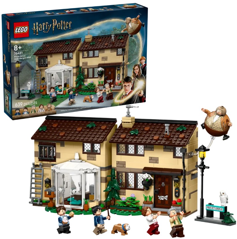 LEGO HARRY POTTER - PRIVET DRIVE - LA VISITE DE TANTE MARGE #76451 ...