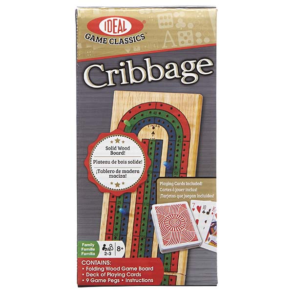 IDEAL JEU DE CRIBBLE EN BOIS (CRIBBAGE, CRIBB) - JEUX de société ...