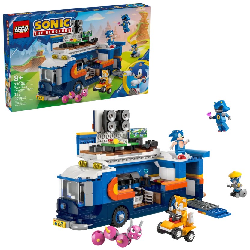 *26 LEGO SONIC - LE CAMION DE COMMANDEMENT DE L'ÉQUIPE SONIC #77006 ...