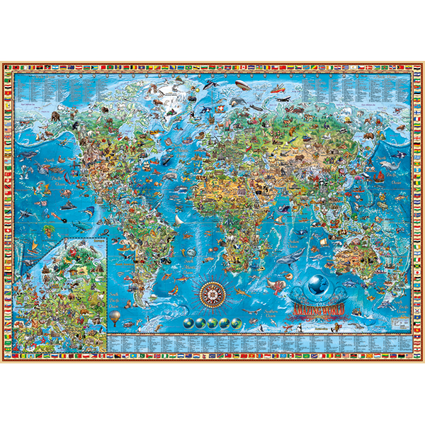 HEYE CASSE-TÊTE 2000 PIÈCES - MONDE INCROYABLE #78-29846 - CASSE-TÊTES ...