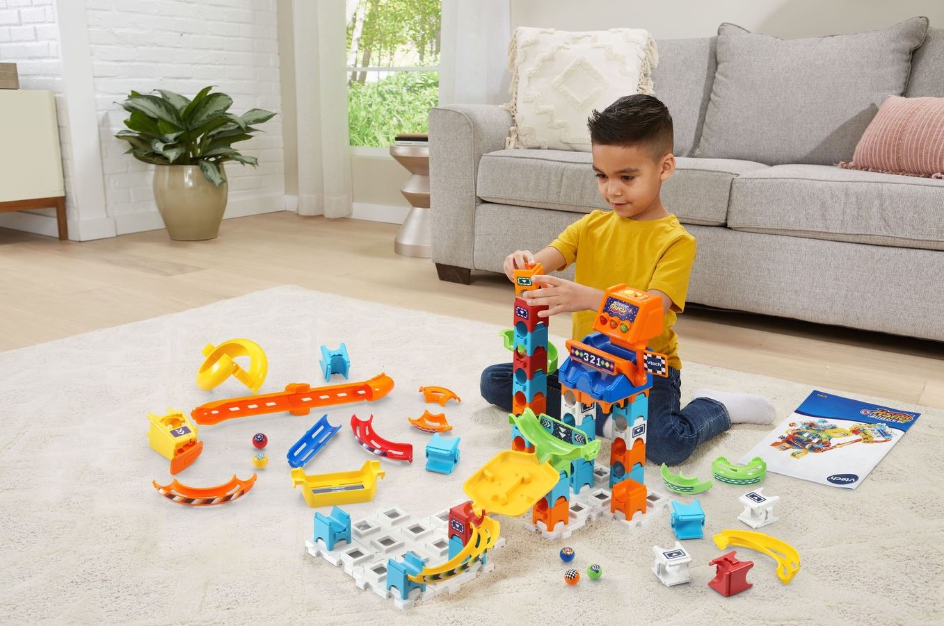 VTECH - ENSEMBLE DE MARBLE RUSH RACEWAY SET - CONSTRUCTION / Gravitrax ...