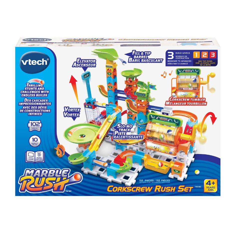 VTECH - ENSEMBLE DE MARBLE RUSH CORKSCREW RUSH SET - CONSTRUCTION ...