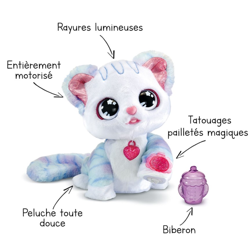 VTECH - RUBY, MON CHAT PAILLETTES MAGIQUES - BÉBÉ / V-Tech