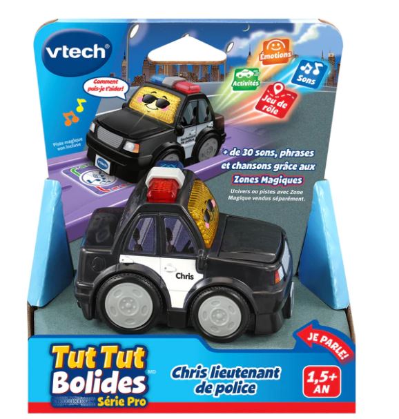 VTECH - TUT TUT BOLIDES CHRIS LIEUTENANT DE POLICE - BÉBÉ / V-Tech