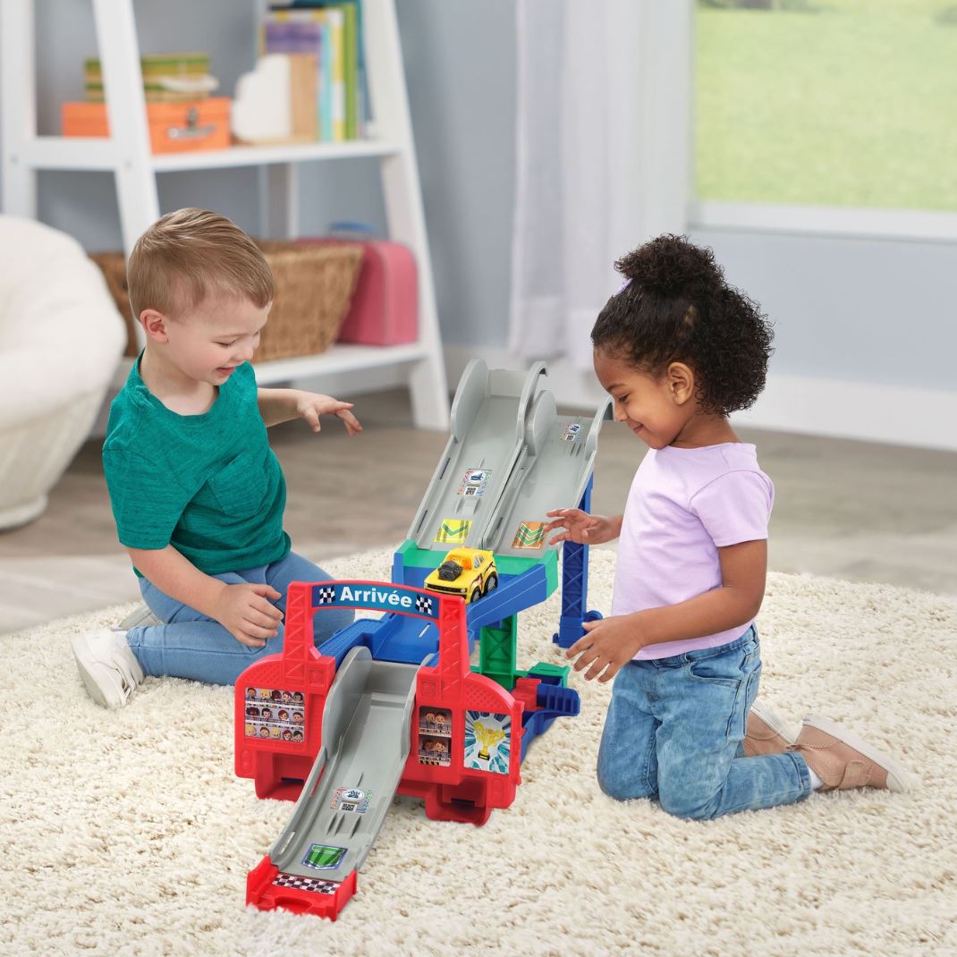 VTECH - TUT TUT BOLIDES MULTI CASCADES JUMP&GO 4 EN 1 - BÉBÉ / V-Tech