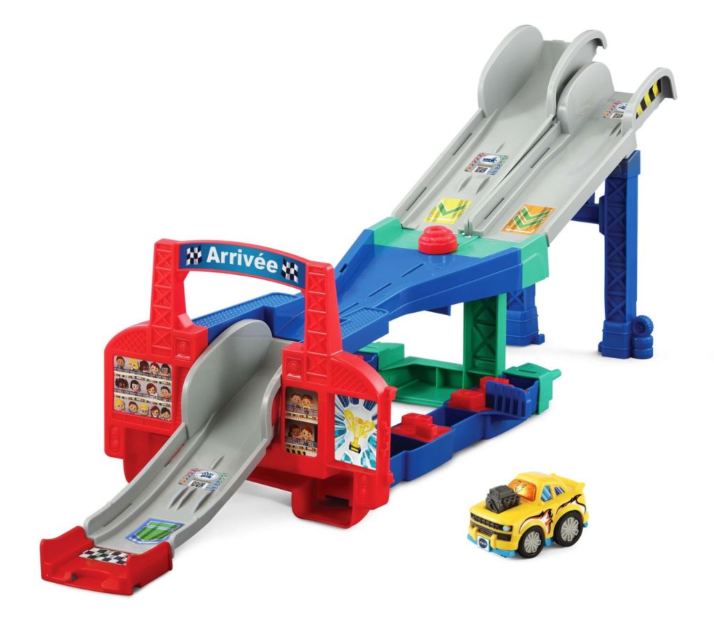 VTECH - TUT TUT BOLIDES MULTI CASCADES JUMP&GO 4 EN 1 - BÉBÉ / V-Tech