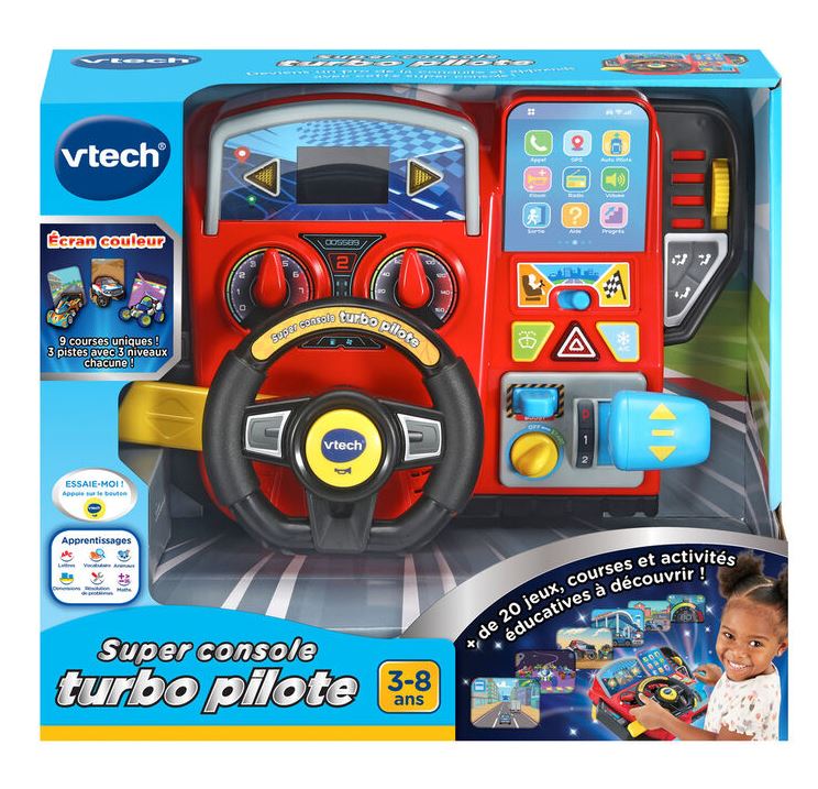 VTECH - SUPER CONSOLE TURBO PILOTE - BÉBÉ / V-Tech