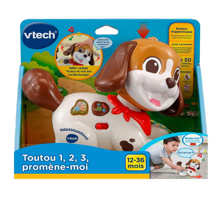 VTECH - TOUTOU 1,2,3 PROMÈNE-MOI - BÉBÉ / V-Tech