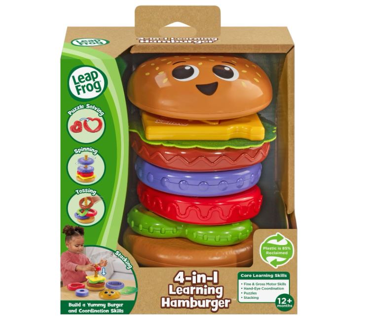 LEAPFROG - HAMBURGER D'APPRENTISSAGE 4-EN-1 EMPILO RIGOLO - BÉBÉ / Leap ...