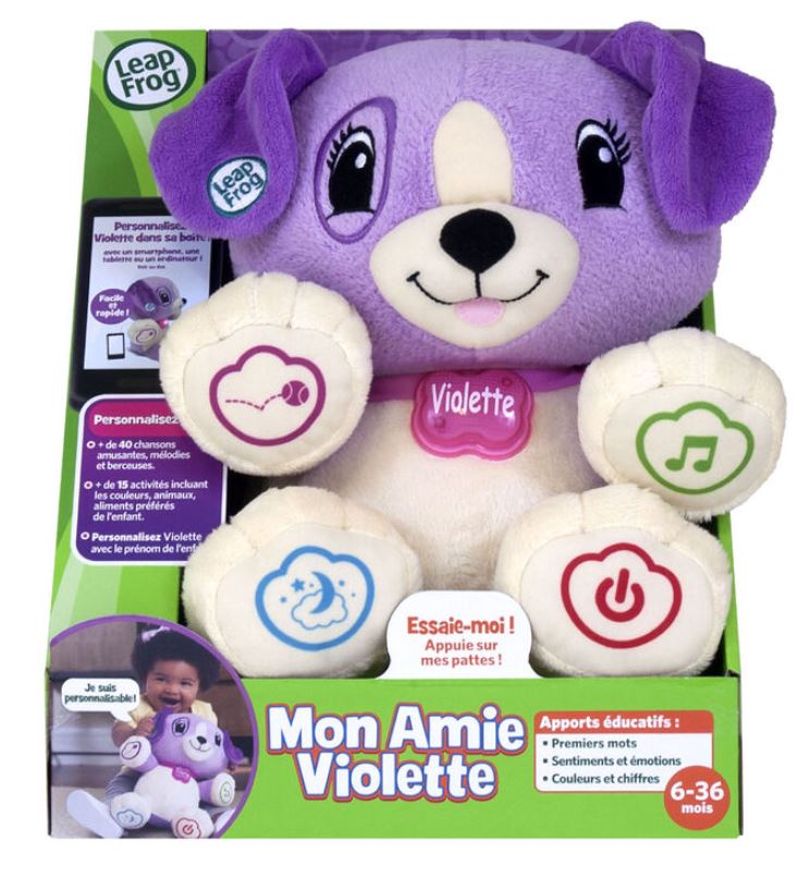 MON AMIE VIOLETTE - CHIOT INTERACTIF - BÉBÉ / Leap Frog