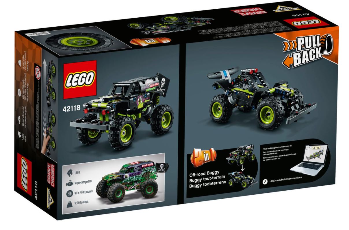 LEGO TECHNIC - MONSTER JAM GRAVE DIGGER #42118 - LEGO / Technic