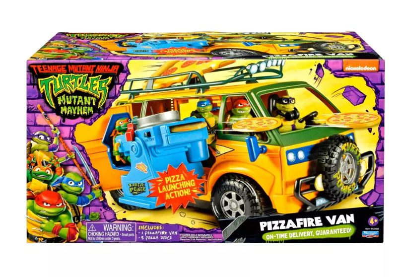 TEENAGE MUTANT NINJA TURTLES - VAN DE LIVRAISON MUTANT MAYHEM PIZZAFIRE ...