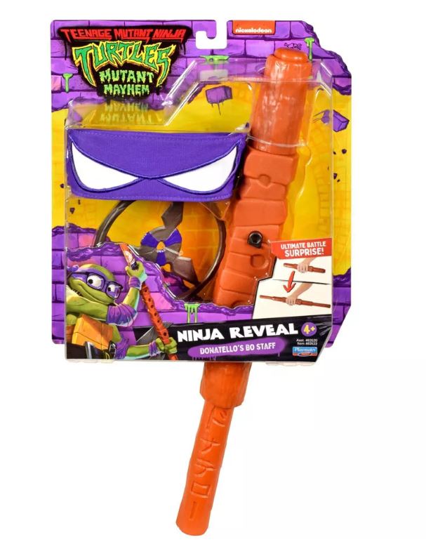 TORTUES NINJA - ENSEMBLE BÂTON DE DONATELLO - CAMIONS, ARMES ET ...