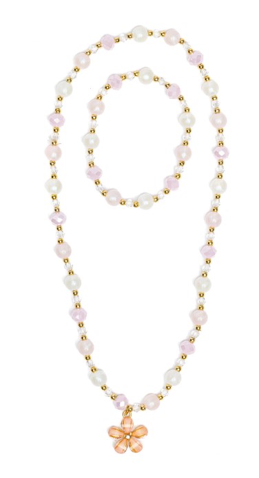 ENSEMBLE BRACELET AVEC COLLIER PARFUM DE FLEUR - BABIOLES / Bijoux et ...