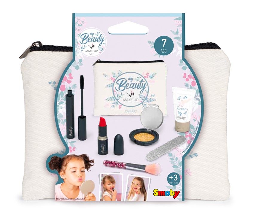 SMOBY - MY BEAUTY - ÉTUI DE MAQUILLAGE ET 7 ACCESSOIRES - JOUER À FAIRE ...