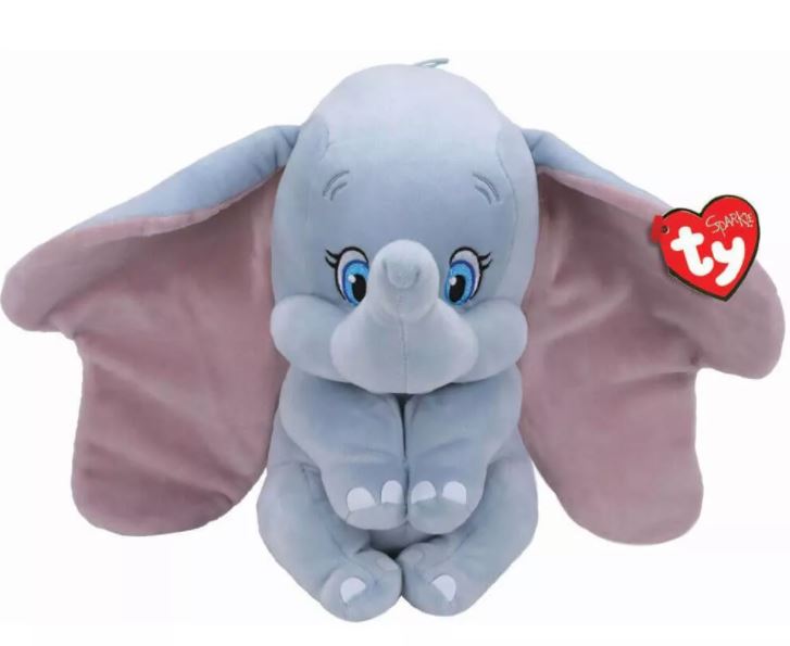 PELUCHE TY - DUMBO LARGE - PELUCHES / Peluches gros yeux