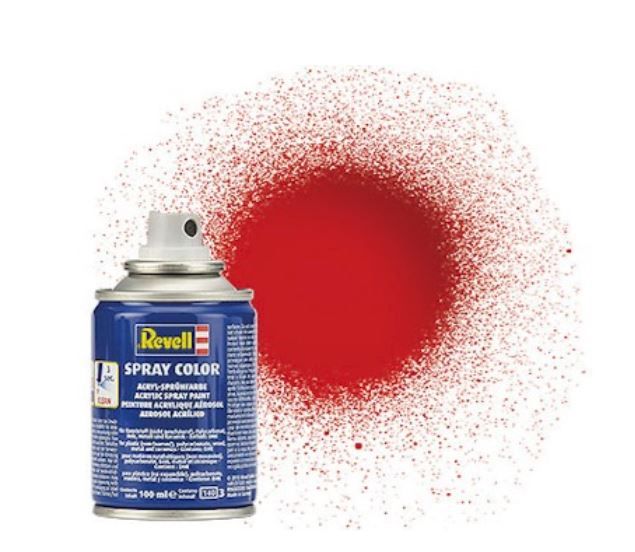 PEINTURE ROUGE VIF BRILLANT EN AÉROSOL 100 ML (SPRAY) - BRICOLAGE ...