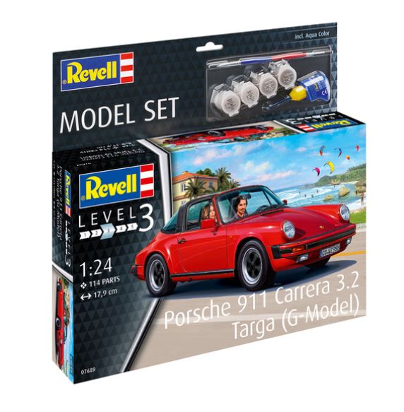 MODÈLE À COLLER - VOITURE PORSCHE 911 CARRERA 3.2 TARGA (G-MODEL ...