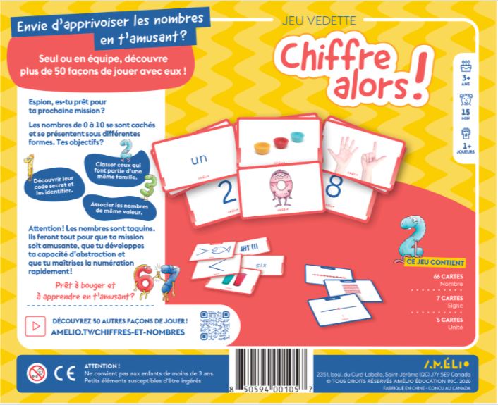 JEU AMELIO - 50+ FAÇONS DE JOUER AVEC LES CHIFFRES ET LES NOMBRES ...