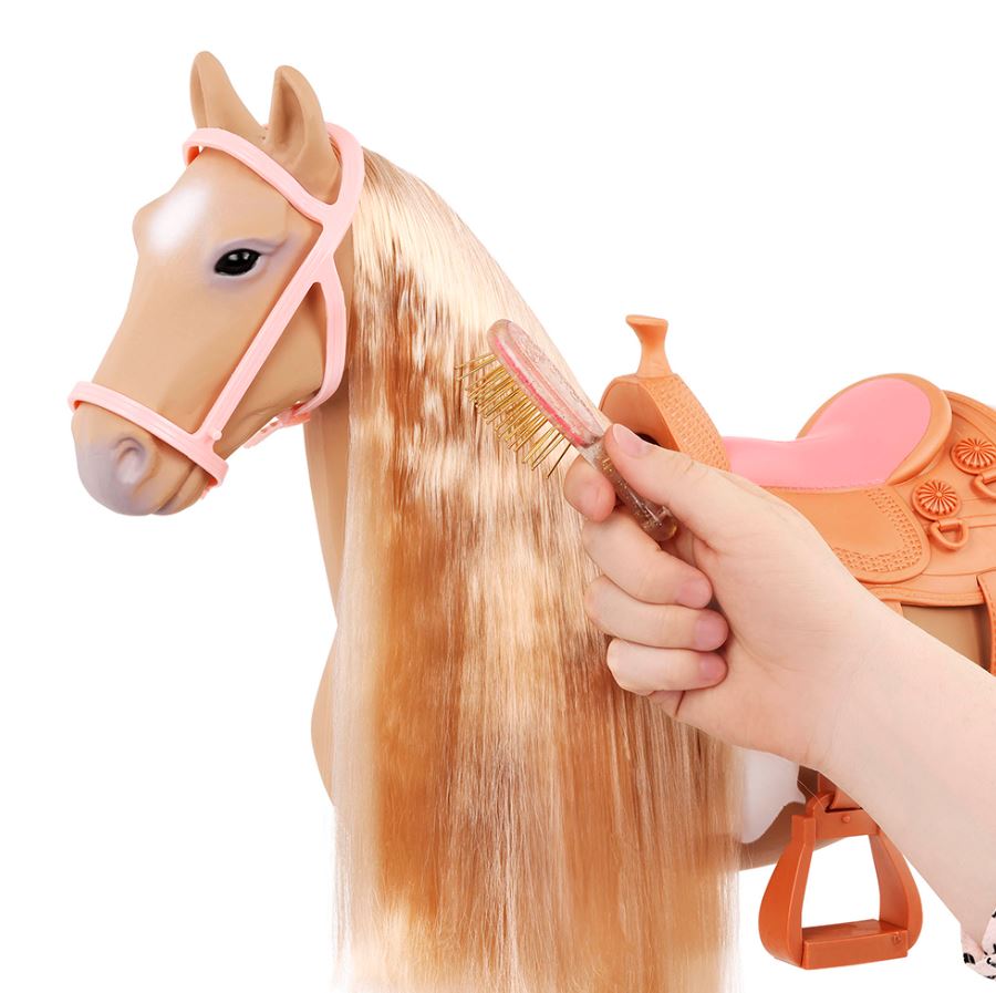 CHEVAL OG - PALOMINO CHEVEUX À COIFFER - POUPÉES, BARBIE ET FIGURINES ...