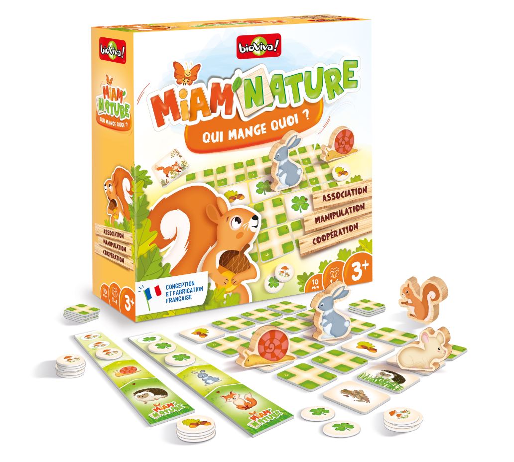 // JEU BIOVIVA MIAM'NATURE - JEUX DE SOCIÉTÉ / Préscolaire (5 ans et ...