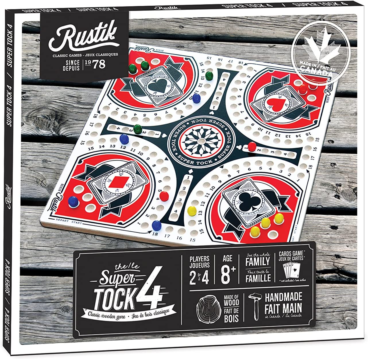 JEU DE TOCK - 4 JOUEURS 15" - JEUX DE SOCIÉTÉ / Adultes (général)