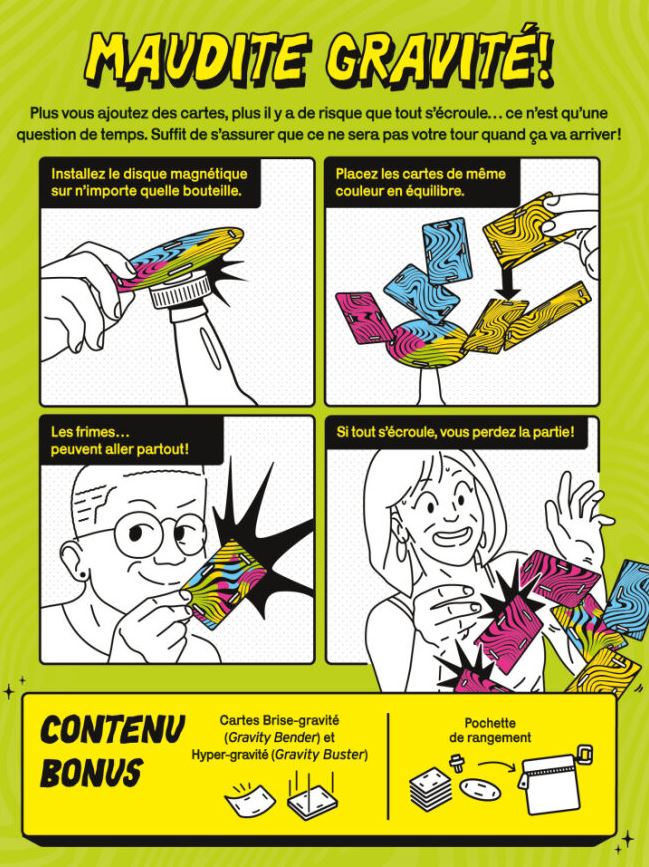 JEU INSTABLE - CARD VS GRAVITY (FR) - JEUX DE SOCIÉTÉ / Enfants (6 à 8 ans)