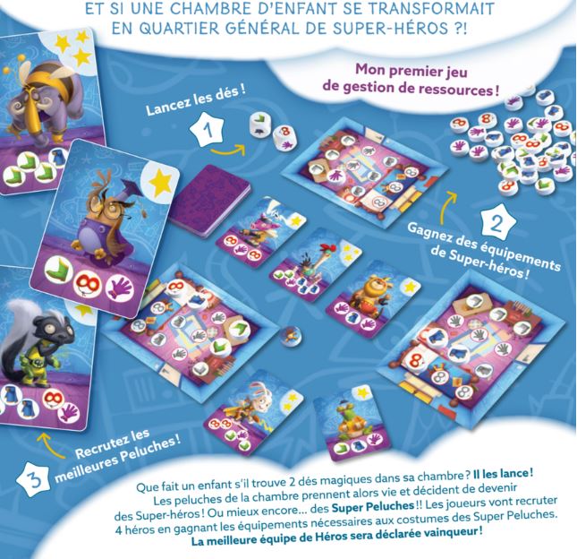 JEU SUPER PELUCHES (FR) - JEUX DE SOCIÉTÉ / Enfants (6 à 8 ans)