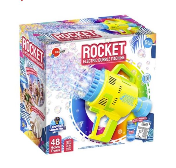 // ROCKET À BULLE - MÉGA FUSIL PROPULSEUR DE BULLES - SAISONNIER / Été ...