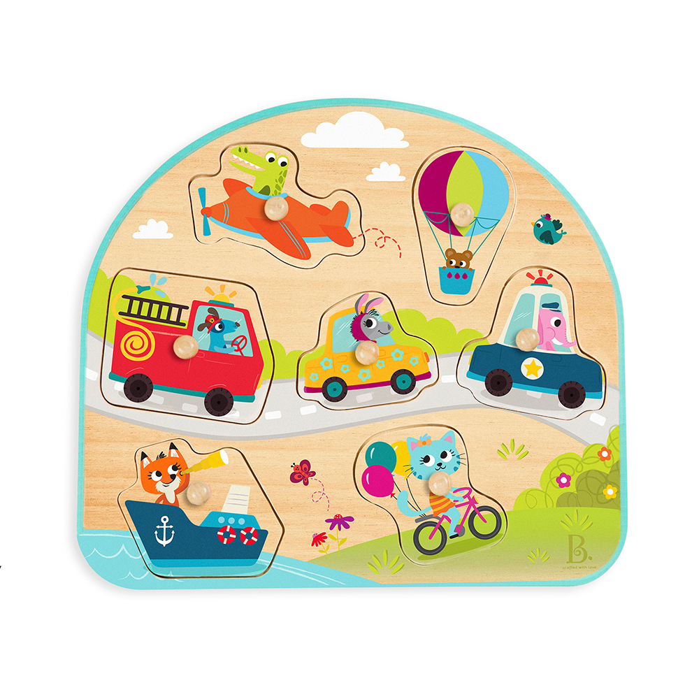 B.WOODY - CASSE-TÊTE VÉHICULES EN BOIS - CASSE-TÊTES / Casse-tête enfants
