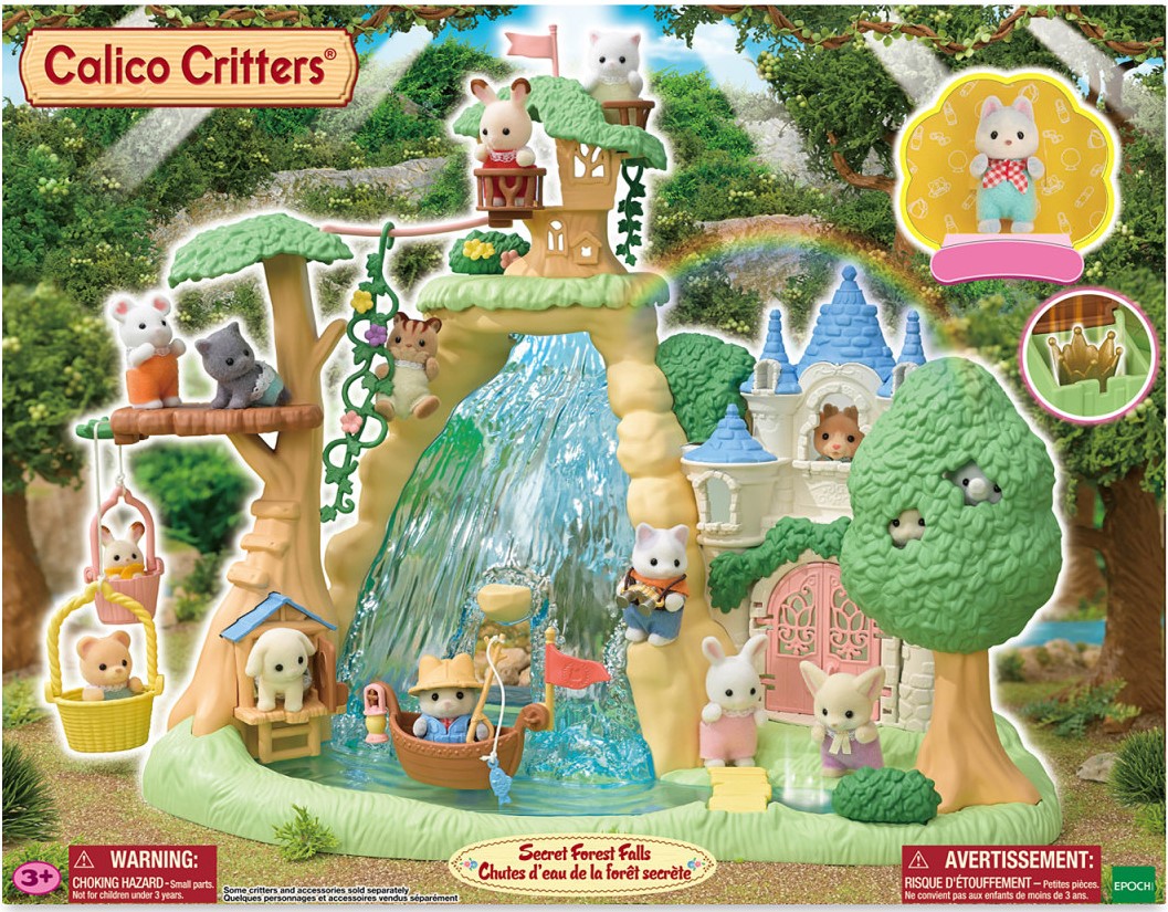 CALICO CRITTERS - CHUTES DE LA FORÊT SECRÈTE - POUPÉES, BARBIE ET ...