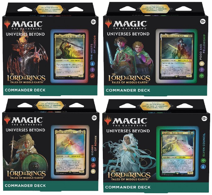 CARTE MAGIC OF THE GATHERING - MTG LORD OF THE RINGS COMMANDER - CARTES ...