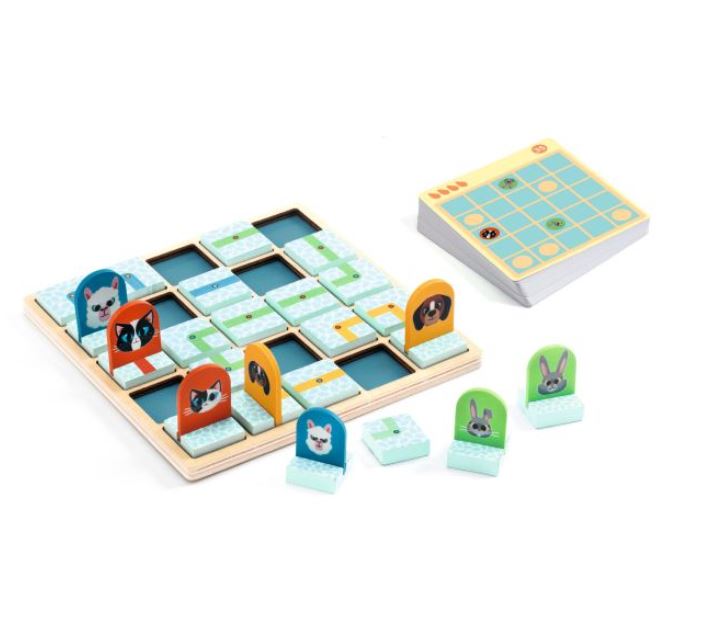 JEU DJECO - SOLOGIC - PATH PATH LOGIC - JEUX DE SOCIÉTÉ / Enfants (6 à ...