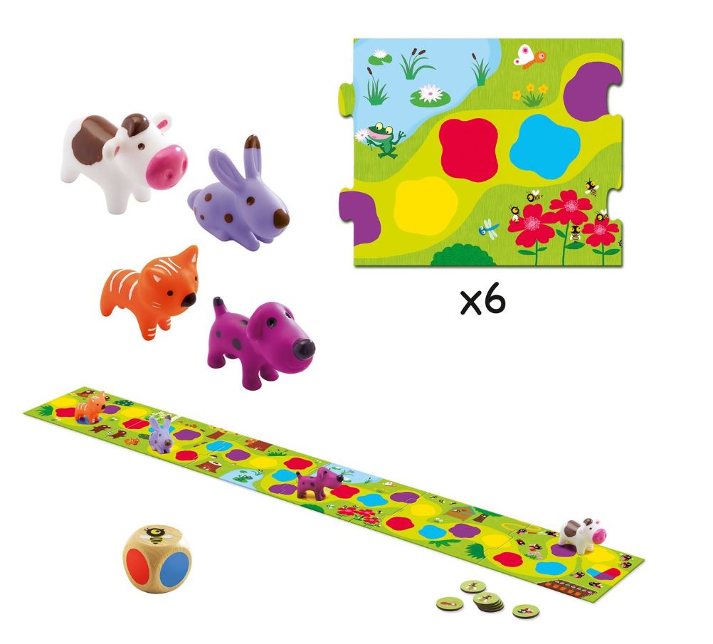 JC25 JEU DJECO - LITTLE CIRCUIT - JEUX DE SOCIÉTÉ / Préscolaire (5 ans ...