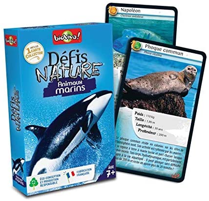JEU DÉFIS NATURE - ANIMAUX MARINS - JEUX DE SOCIÉTÉ / Enfants (6 à 8 ans)