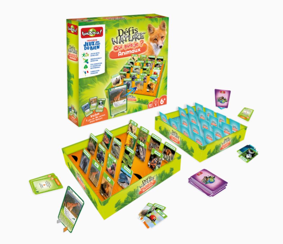 JEU DÉFIS NATURE - QUI SUIS-JE ? ANIMAUX (FR) - JEUX DE SOCIÉTÉ ...