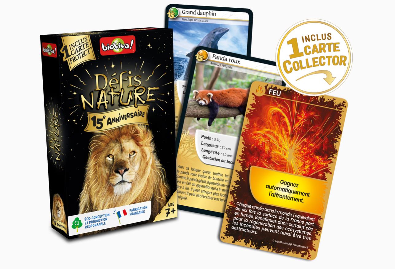 JEU DÉFIS NATURE - EDITION SPÉCIALE - ANIMAUX - 15E ANNIVERSAIRE - JEUX ...