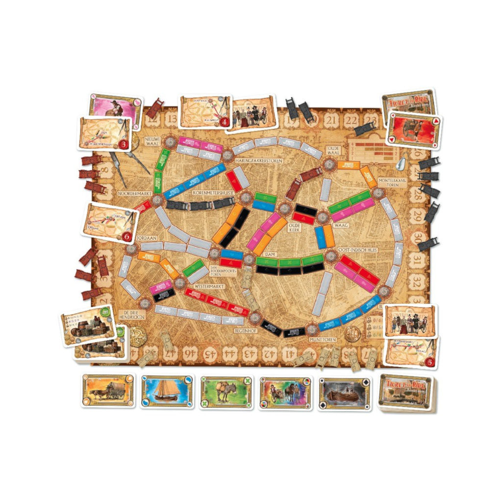 JEU LES AVENTURIERS DU RAIL AMSTERDAM - JEUX DE SOCIÉTÉ / Adultes (général)