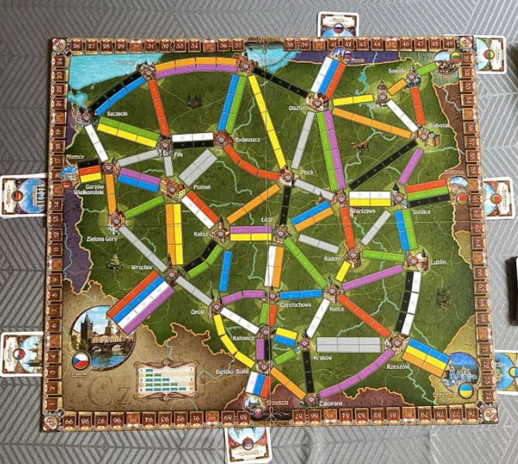 JEU LES AVENTURIERS DU RAIL - MAP #6.5 - POLAND (EXPANSION) (ML) - JEUX ...