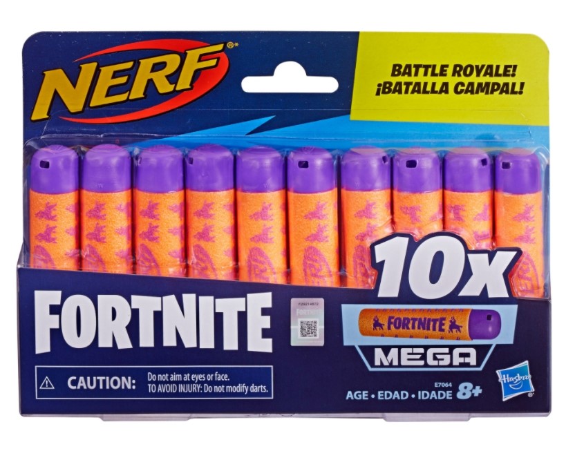 // NERF FORTNITE OFFICIAL - 10 FLÉCHETTES RECHARGEABLES MEGA - CAMIONS ...
