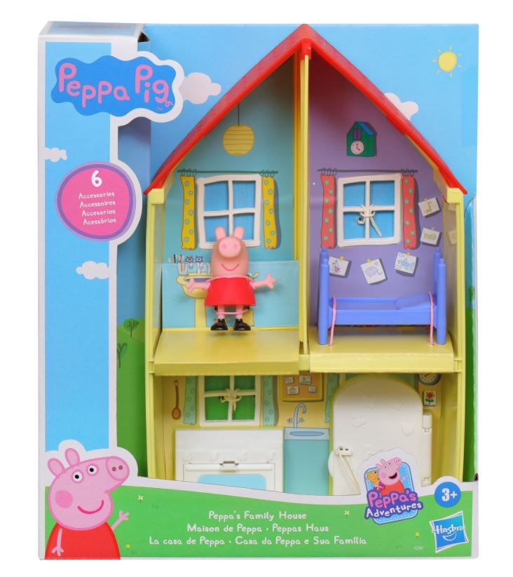 PEPPA PIG - MAISON DE PEPPA AVEC FIGURINE DE PEPPA PIG - POUPÉES ...