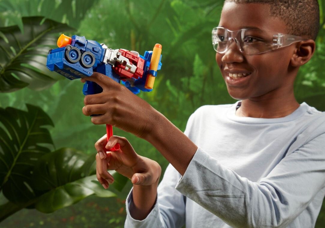 NERF BLASTER CONVERTIBLE 2 EN 1 - TRANSFORMERS OPTIMUS PRIME AVEC MODE ...