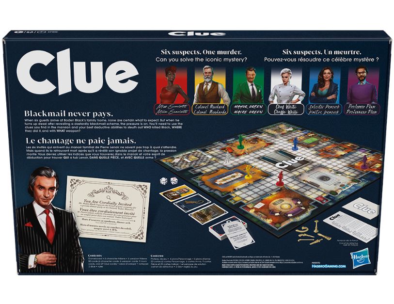 JEU CLUE CLASSIQUE REFRESH BILINGUE - JEUX DE SOCIÉTÉ / Adultes (général)