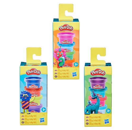PLAY-DOH PÂTE À MODELER - MINI POTS DE COULEURS ASSORTIS - BRICOLAGE ...