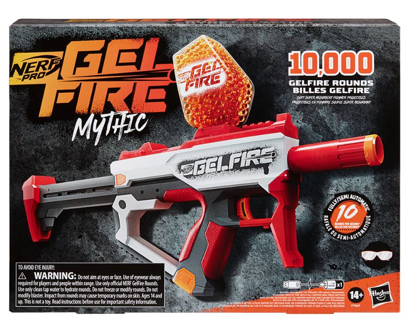 NERF PRO GELFIRE - BLASTER AUTOMATIQUE MYTHIC (FUSIL) - CAMIONS, ARMES ...