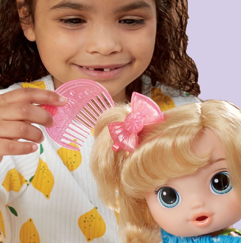 BABY ALIVE - COFFRET POUPÉE BOISSONS FRUITÉES - CHEVEUX BLONDS 30CM ...