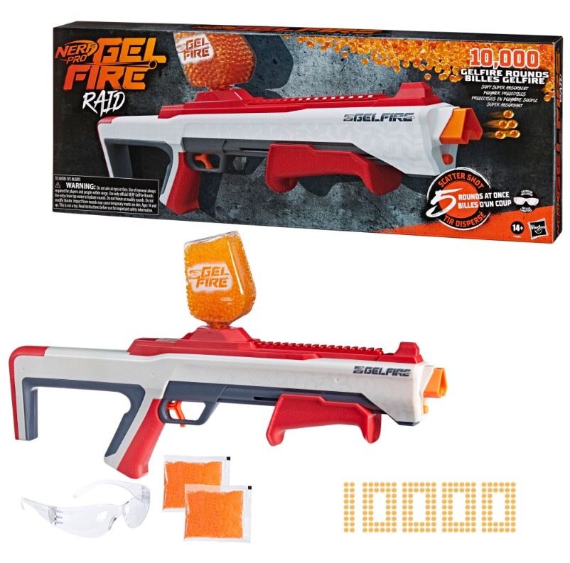 NERF PRO GELFIRE - BLASTER RAID - CAMIONS, ARMES ET SUPERHÉROS / Armes ...